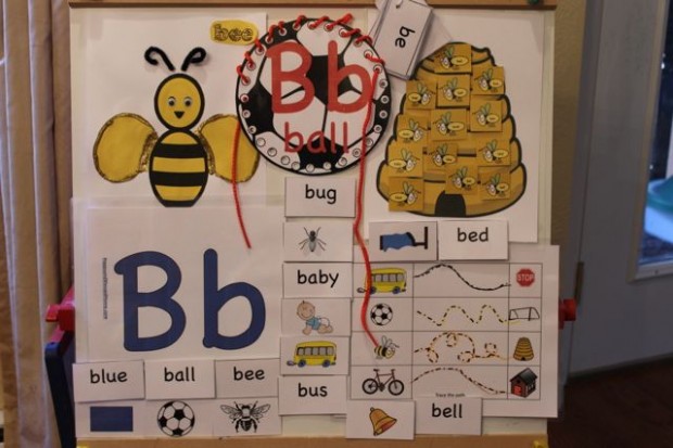 Learn to Read Preschool Alphabet Letter B - Happy and Blessed Home