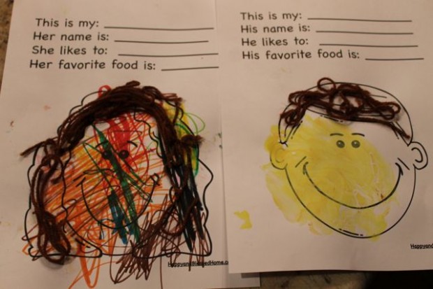 Create an All About My Family Book Craft - Happy and Blessed Home