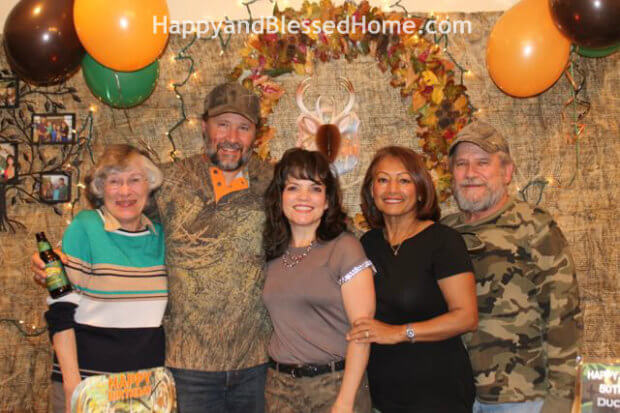 Camouflage Hunting Theme Party Fun - Happy and Blessed Home