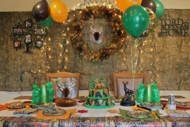 Hunting Theme Parties with Camouflage and Duck Dynasty Party Room from ...