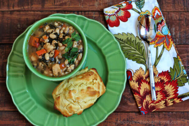 Creamy Cornbread Recipe and Campbell's Slow Kettle Style Soup - Happy ...