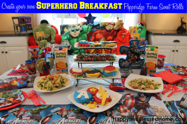 Superhero Breakfast Tutorial page 2 - Happy and Blessed Home