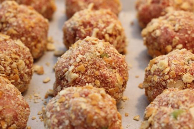 Ritz Cracker Meatballs and FREE Football Party Printables