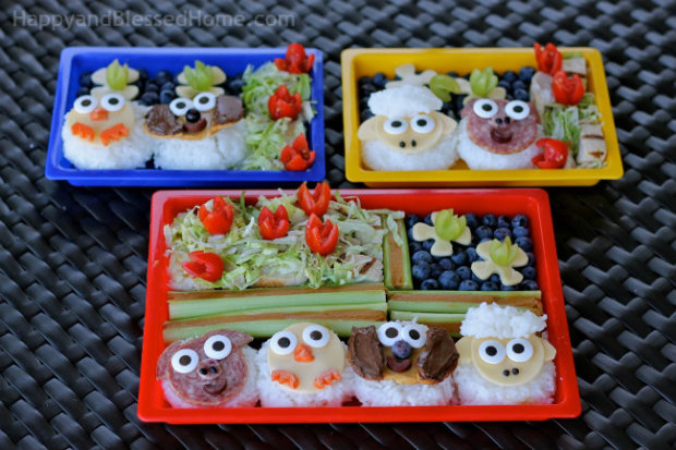 Farm Animal Bento Boxes, FREE Printable Placemats and Cash Back with ...