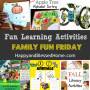 Fall Crafts, Learning and Meal Planning at Family Fun Friday - Happy ...