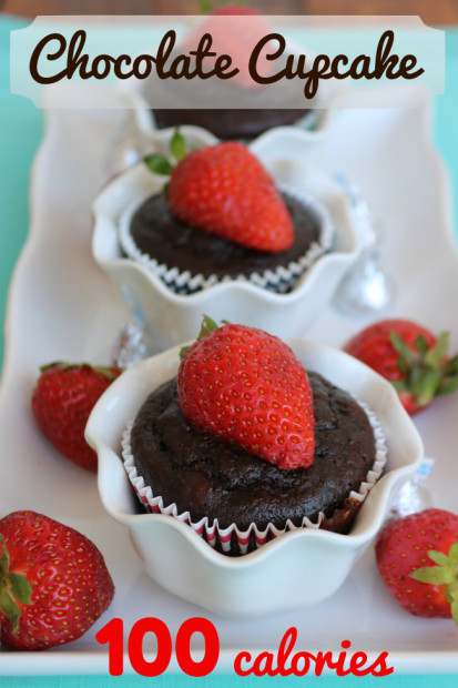 100 Calorie Chocolate Cupcake Recipe - Happy and Blessed Home