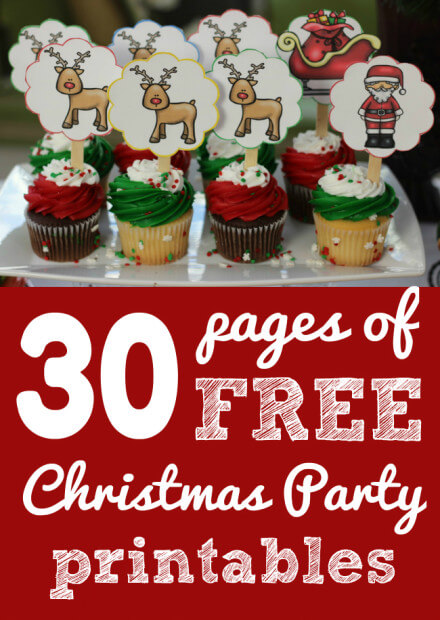 Download your 30 Pages of FREE Christmas Party Printables Here - Happy ...