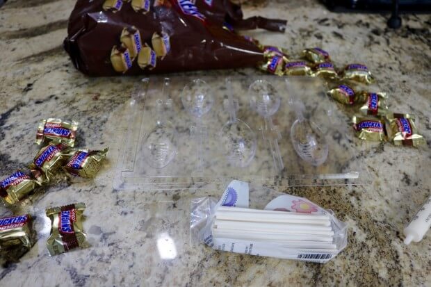 You’ll need a football shaped mold and SNICKERS minis to make these ...