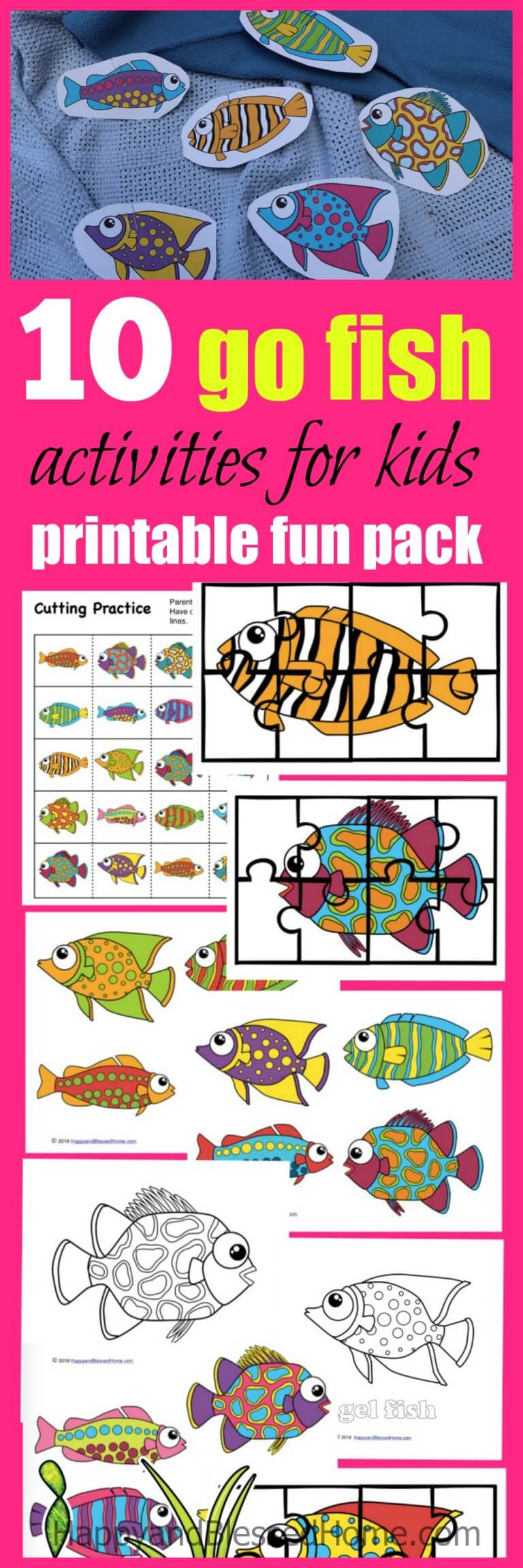 Wow! My kids loved this game - 10 go fish activities for kids in a ...