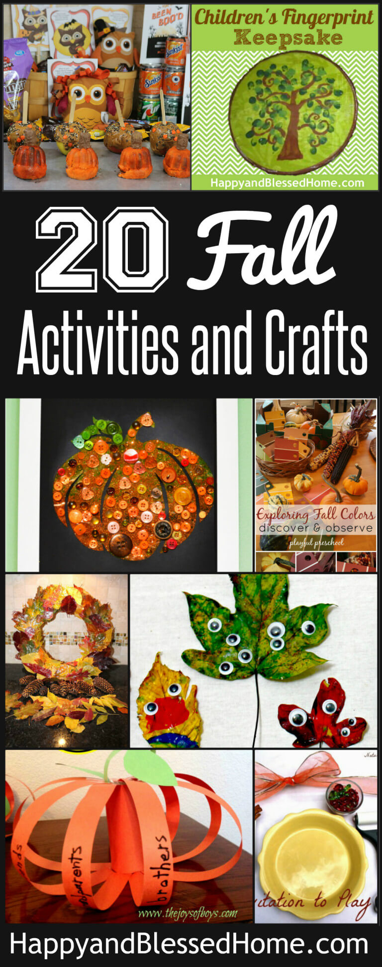 20 FUN Fall Activities and Crafts for Families
