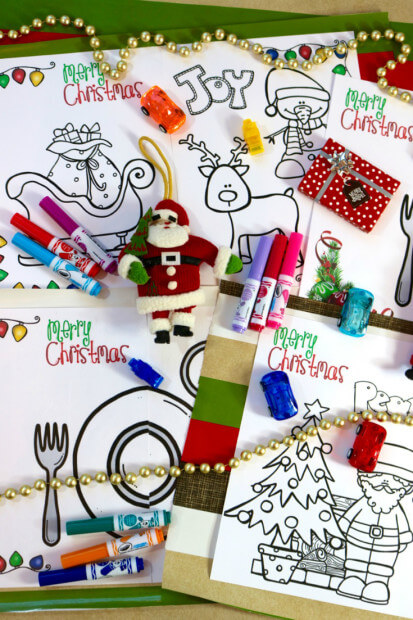 4 FREE Christmas Activity Placemats - Protect Your Holiday Table ...