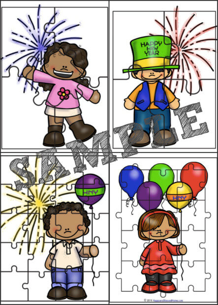 FREE New Year's Activity Pack for Kids - Happy and Blessed Home