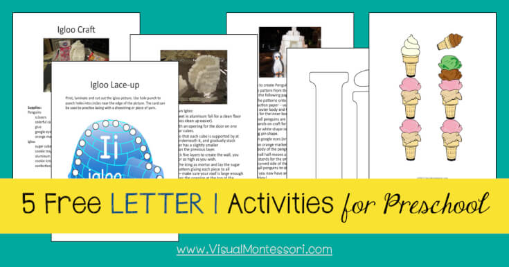 Learn to Read Preschool Alphabet Letter I - Happy and Blessed Home