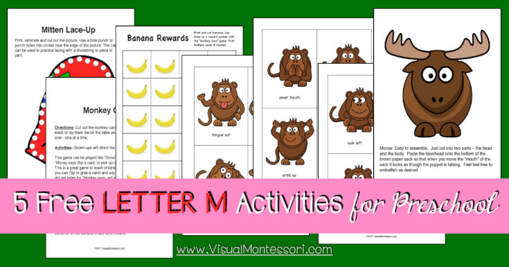 Learn to Read Preschool Alphabet Letter M - Happy and Blessed Home