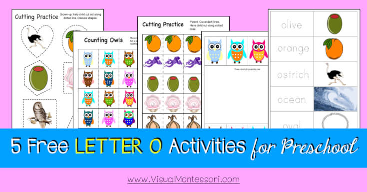 Learn to Read Preschool Alphabet Letter O - Happy and Blessed Home