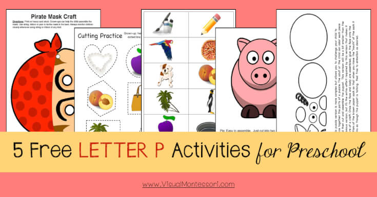 Learn to Read Preschool Alphabet Letter P - Happy and Blessed Home
